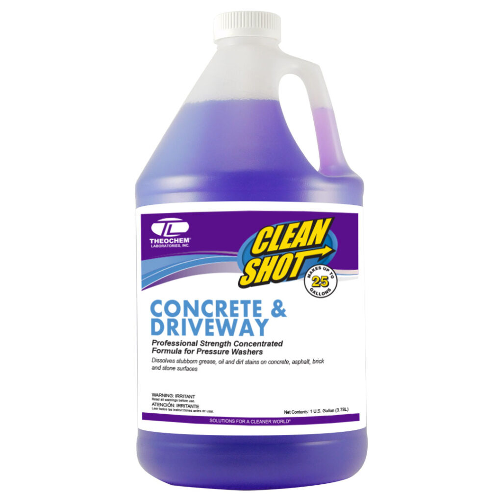 Concrete & Driveway Pressure Washing Soap - Clean Shot